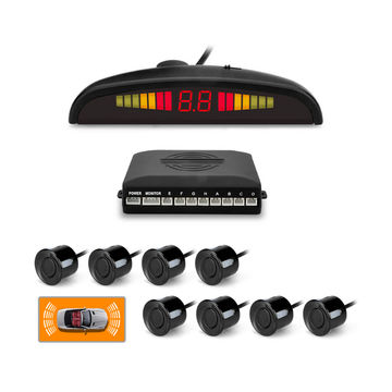 Buy Wholesale China 8 Ultrasonic Car Reverse Parking Sensor With Led ...