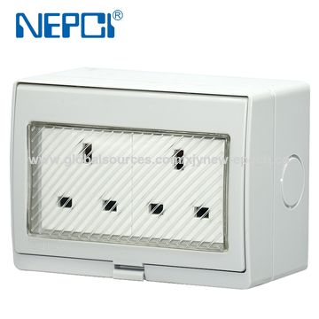 GFCI type IP55 waterproof junction box with socket, XJY-QB-202-30 250V ...
