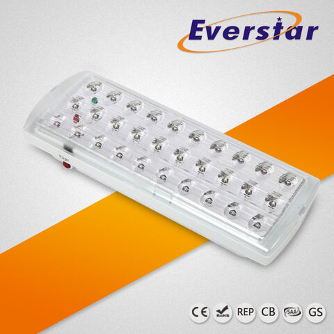 LED emergency light AC110-240V 3.7V 1200mAh NI-CD battery, emergency ...