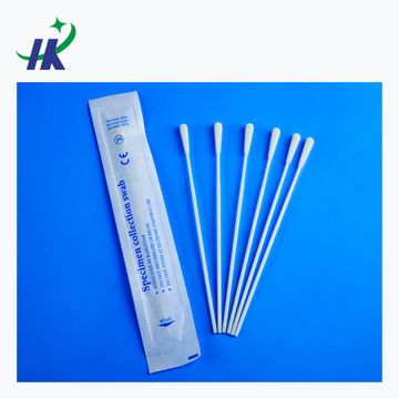 Factory Price Disposable Medical Sterile Flocked Throat Swab Sampling ...