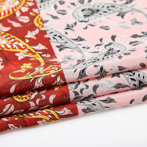 Buy Wholesale China Traditional Paisley Patterns 100% Silk Cdc Crepe ...