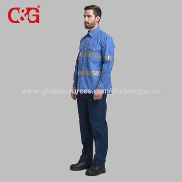 China Electrical arc flash protection uniform working shirt and ...