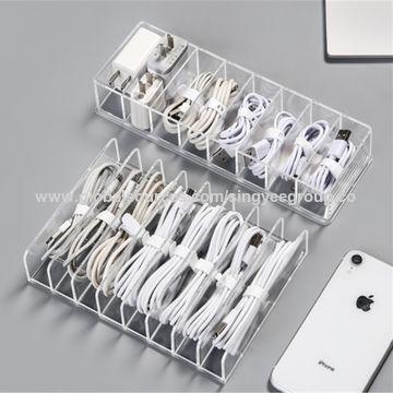 Buy Wholesale China Desktop Data Cable Storage Box Mobile Phone Power ...