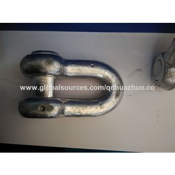 China End shackle, drop forged, galvanized finish on Global Sources ...