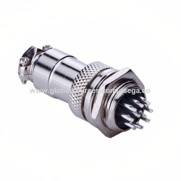 Buy Wholesale China Gx16 10 Pin Electronic Connector Ordinary Screw ...