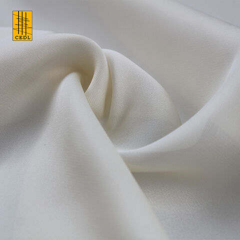 China 100% Pure Polyester Soild Woven Fabric For Women And Men Shirt ...