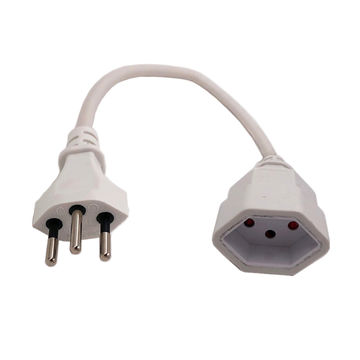 China SEV certificated 3-core 10A 250V Swiss power extension cord for ...