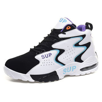 New Spring Basketball Shoes Men High Top Shoes Thick Sole Sports Shoes ...