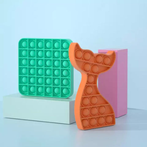 China Fidget Popper 2021 Hot Sell Lovely Mermaid Tail Shape Silicone ...