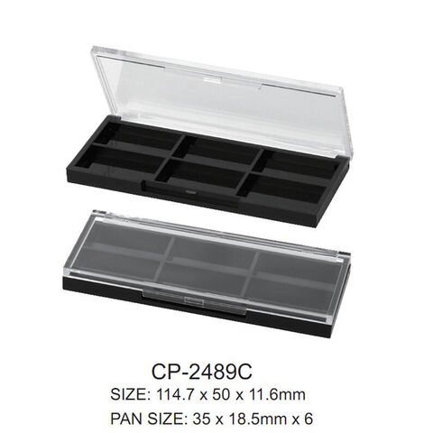 Buy Wholesale China Square-shaped Plastic Seven Pans Compact Case ...