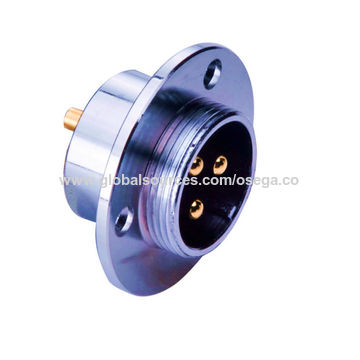 Gx25/m25 3 Pin Round Flange Chrome-plated Aviation Plug Accessories $5 ...