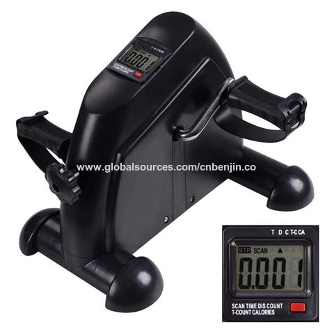 Compact Under Desk Exercise Mini Peddle Bike with Adjustable Resistance ...