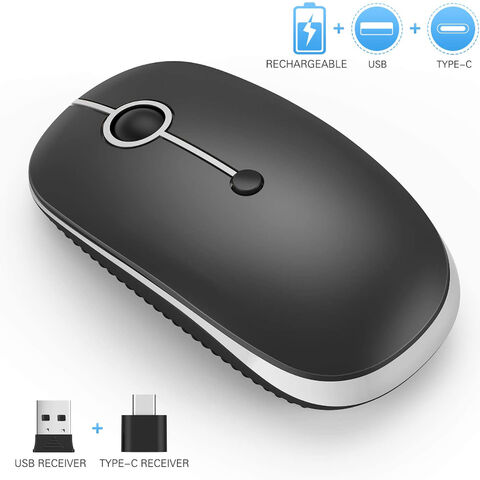 Buy Wholesale China Type C Chargeable Wireless Mouse With Nano Usb And ...