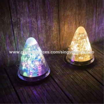Solar Cone Light Garden Light LED Garden Light Outdoor Waterproof ...
