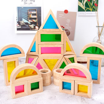 Buy Wholesale China Kids 24 Pcs Rainbow Stacker Stacking Game ...