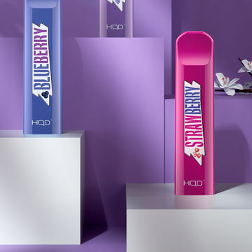 Factory price HQD 300 puffs cuvie 1.25 ml liquid capacity 300 mah ...