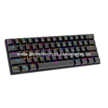 China Mini 60% ultra compact Rainbow/RGB Mechanical keyboard on Global ...
