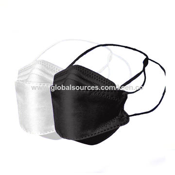 Folding 3D four-layer KN94 face mask Fish Shape KN94 mask, Fish Shape ...