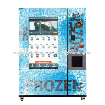 China XY automatic fresh fruit salad egg vegetable frozen food vending ...