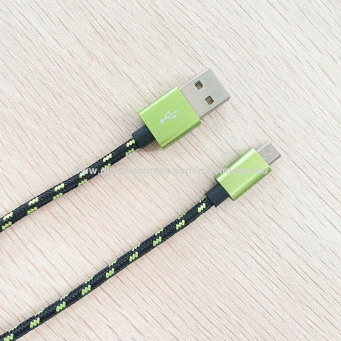 Buy Wholesale China Usb2.0 To Micro Usb Cable With Aluminum Shell And ...