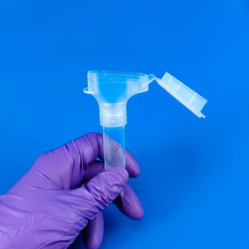 China Saliva collector kit 5ml screw funnel disposalbe integrated DNA ...