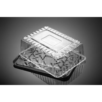 China Disposable plastic container with OPS lid custom design on Global ...