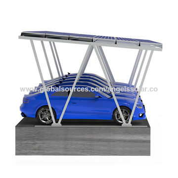 Xiamen Aluminum Carport Posts Solar Carport Ground Mounting Structure ...