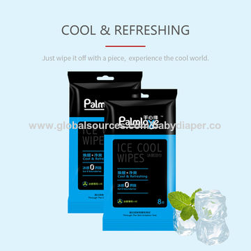 Bulk Buy China Wholesale Face Cleaning Ice Cool Wet Wipe With Skin Care ...