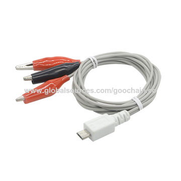 Buy Wholesale China Micro Usb To Red And Black Alligator Clip Cable ...