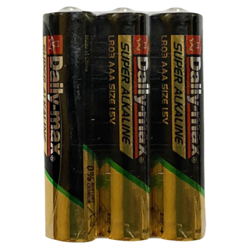Buy Wholesale China 150 Mins Aaa Lr03 3s Daily-max Super Alkaline ...