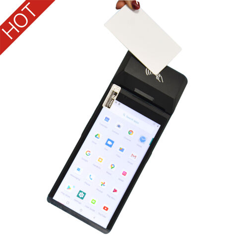 All in one ticket seller handheld pos machine with 58mm thermal printer ...