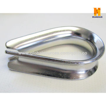 China Stainless Steel Standard Wire Rope Thimble, US Type, AISI 304 or ...