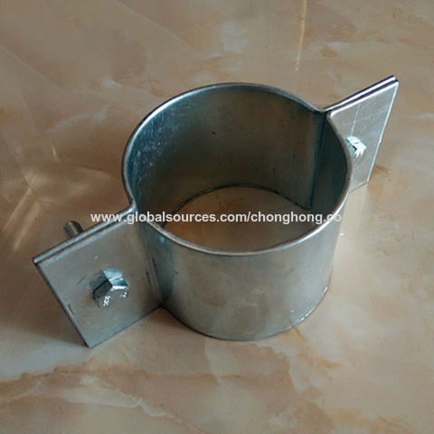 Buy Wholesale China Two-piece Pipe Clamp Galvanized Sheet Material Pipe ...