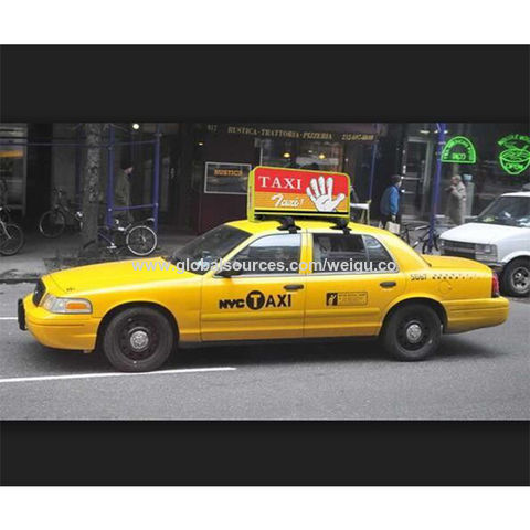 Buy Wholesale China P4 Taxi Top Led Display Taxi Roof Advertising ...