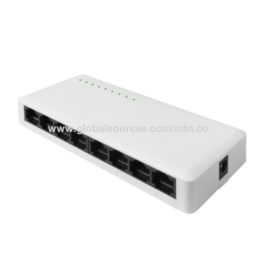 Buy Wholesale China 8 Ports 10/100/1000mbps Mini Desktop Gigabit ...