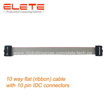 10 Way flat cable IDC socket connector, flat cable IDC cable IDC socket ...