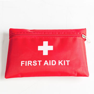 Red first aid kit three layer oxford first aid bag emergency Red Color ...