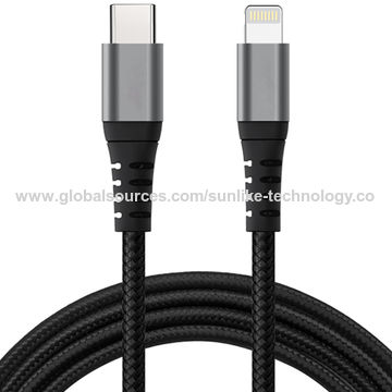 China Type C to lightning cable with MFI certificated, PD max 60W ...