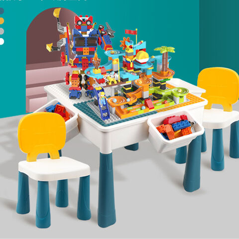 China Table Building Block Toys Children DIY Construction Blocks Brick ...