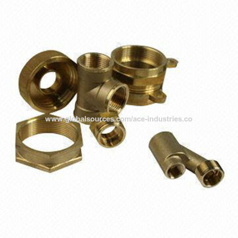 CNC machining fittings/ OEM CNC Machining Parts/ Brass Fittings ...