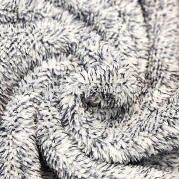 Buy Wholesale China 100% Polyester Fleece Fabric Double Faced With ...
