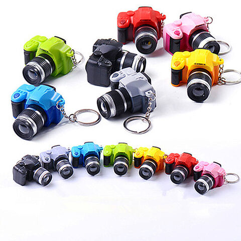 China Camera Keychain Plastic 3D Keychains Camera Shaped Led Keychain ...