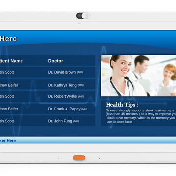 China Patient display calling system microphone talk self-service ...
