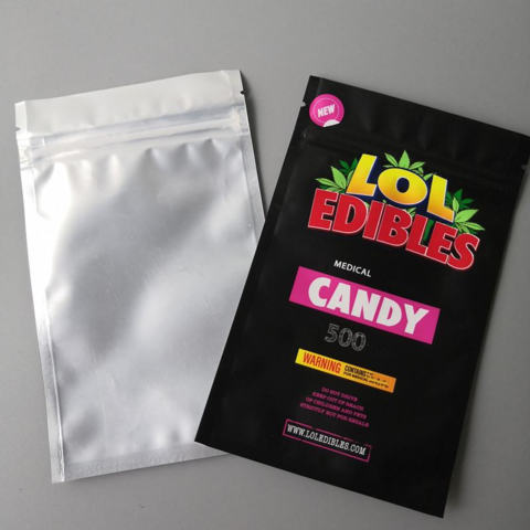 Customized Printed Weed Herb Packaging Smell Child Proof Resealable ...