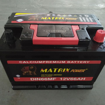 DIN66MF 12V/66Ah Maintenance-free Lead-acid Storage Battery Auto ...