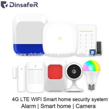 Buy Wholesale China Dinsafer ® Wifi+lan+gsm + 4g Lte Alarm System, Oem ...
