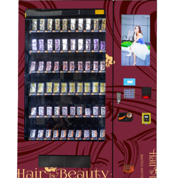 XY fashion talent natural eyelash curling vending machine wig vending ...
