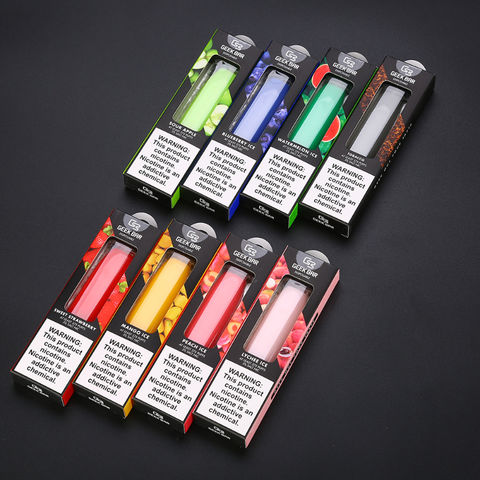 Geek Bar 600 puffs with 2 ml Nic Salt electronic cigarettes Disposable ...
