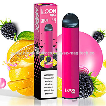 China Newest Original Loon Maxx 2000 puff Wholesale Disposable Vape OEM ...