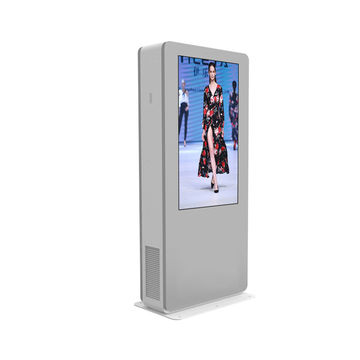 Outdoor double-sided digital signage 55 inch floor standing screen ...